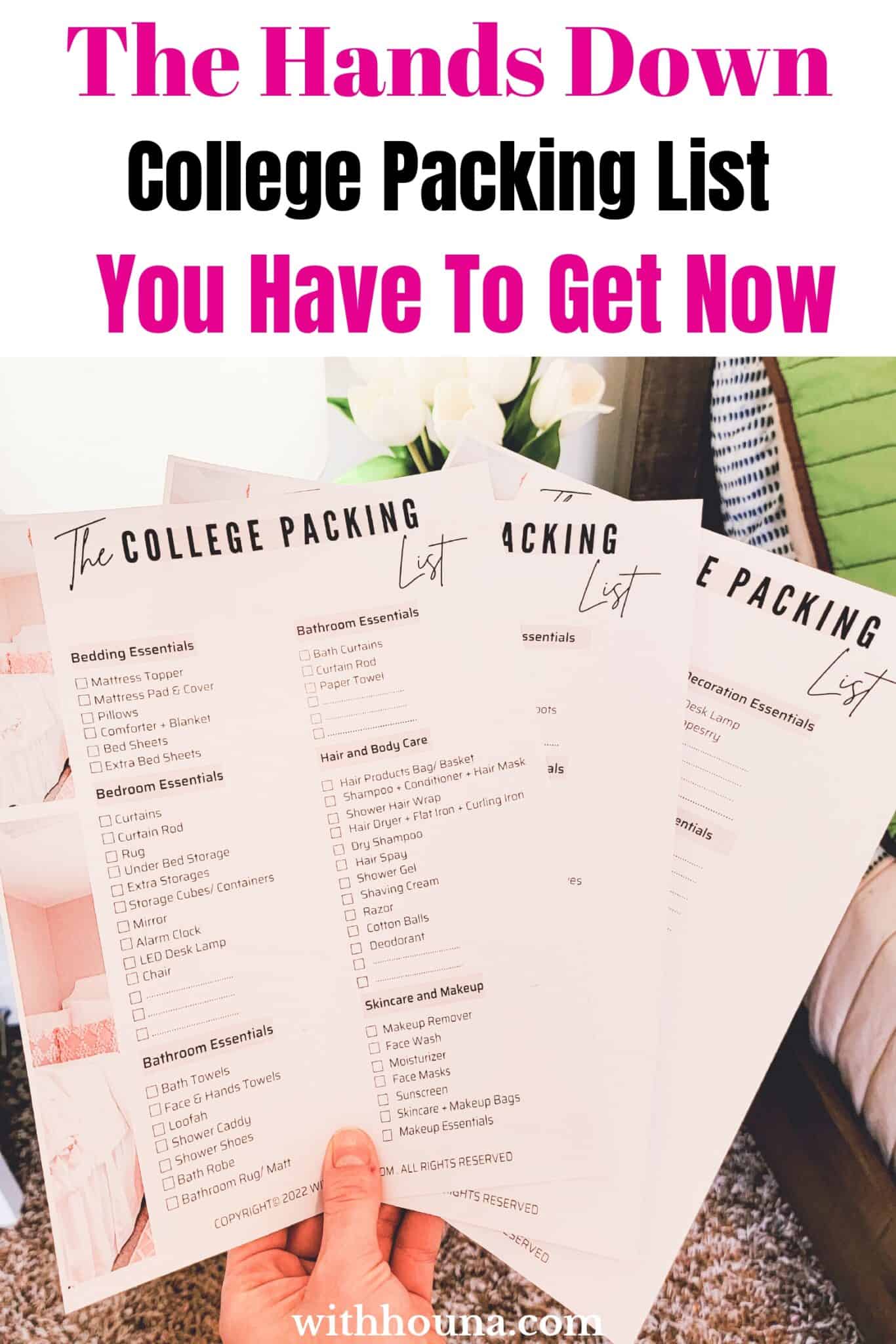 The Ultimate College Packing List You Absolutely Have to Get Your Hands ...