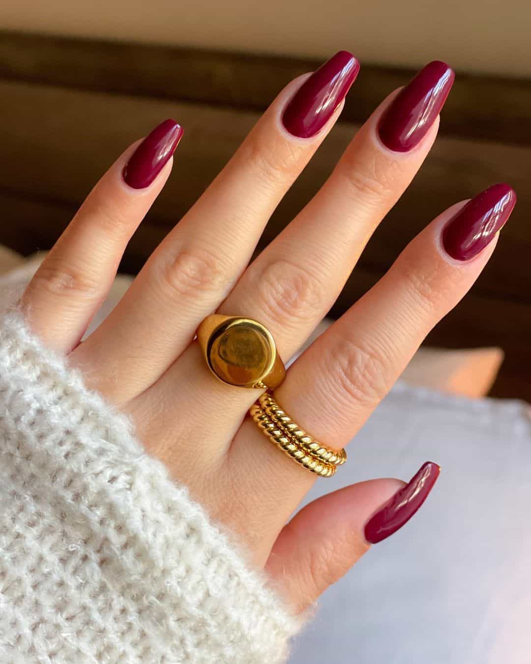 46 Gorgeous Fall Nails And Fall Nail Ideas That Are Trending This Year ...