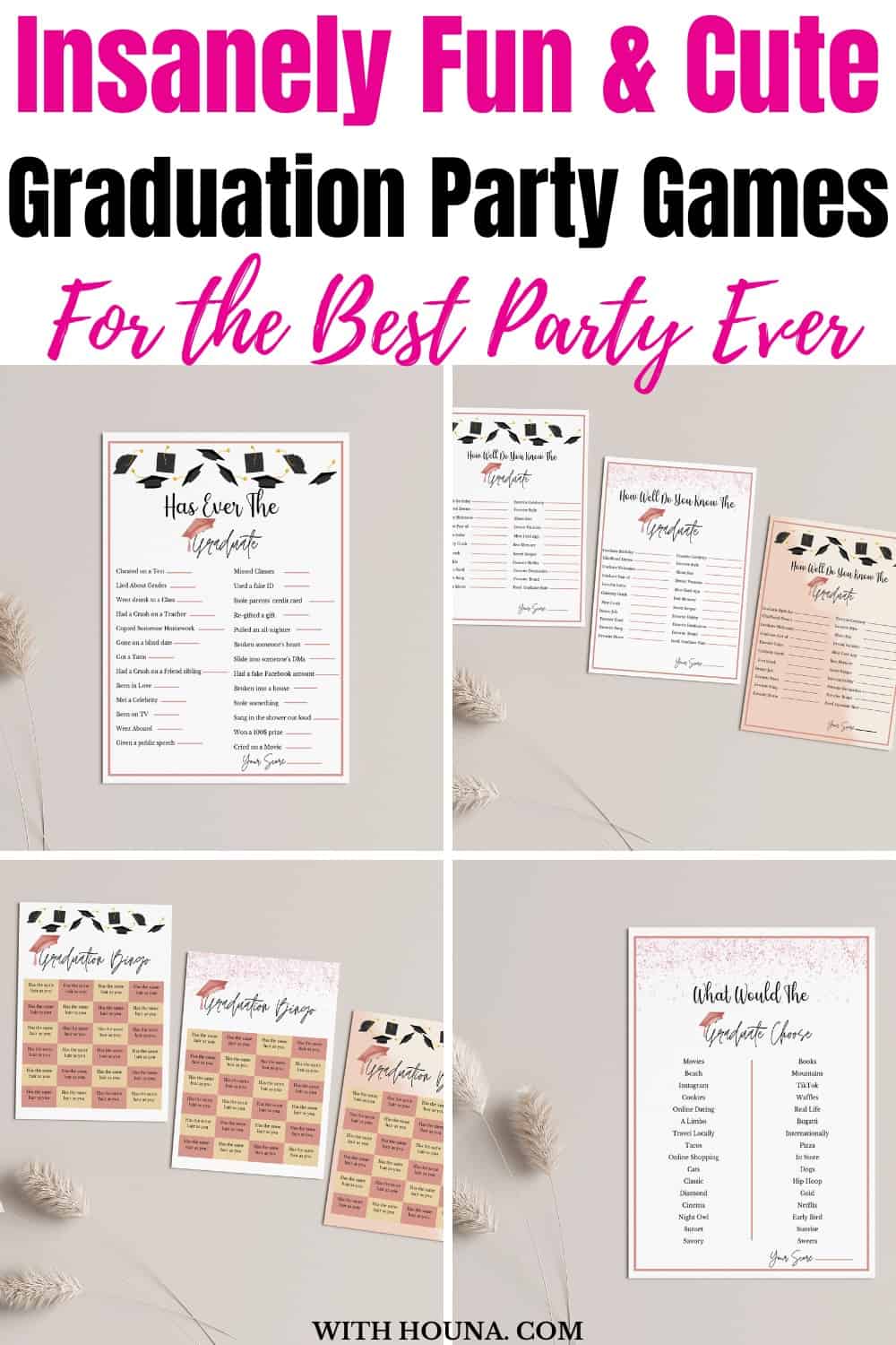 Fun Graduation Games Printable