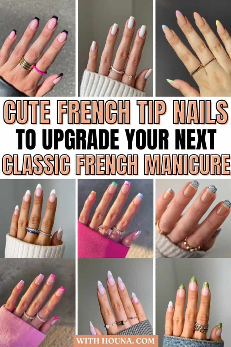 53 Insanely Cute French Tip Nails to Upgrade the Classic French Nails ...