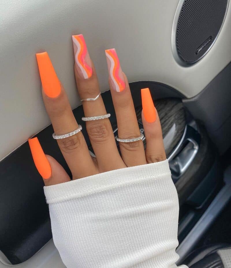 49 Bright Neon Nail Designs and Neon Nail Colors For Your Next Mani ...