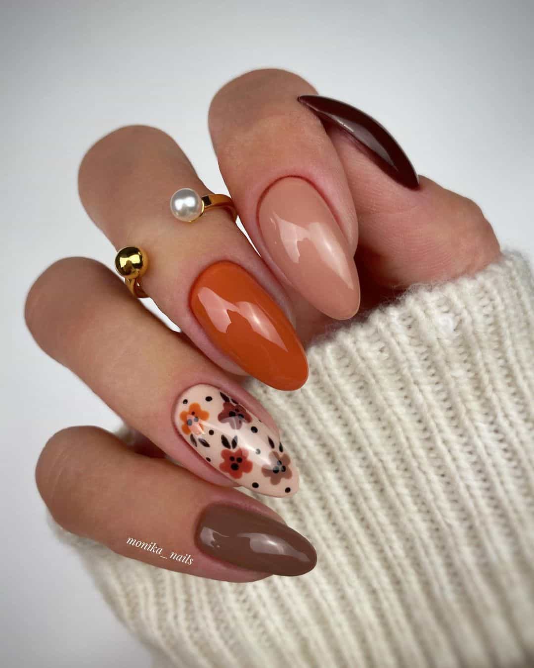 45 Insanely Cute Autumn Nail Designs You Have to Recreate This Autumn ...