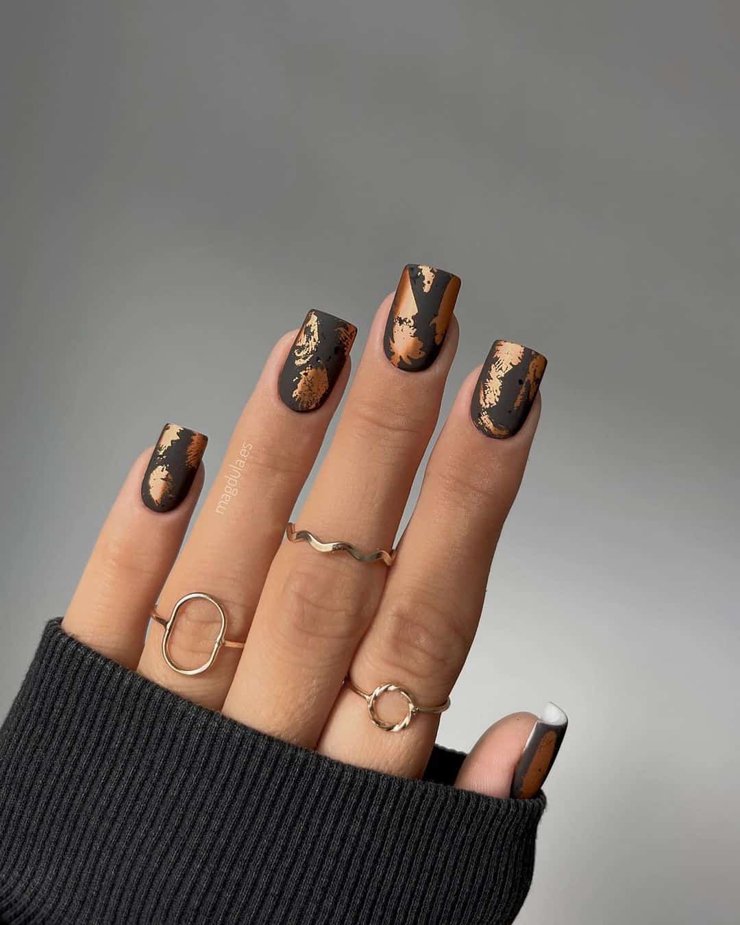 47 Cute Thanksgiving Nail Ideas and Thanksgiving Nails You Have to ...