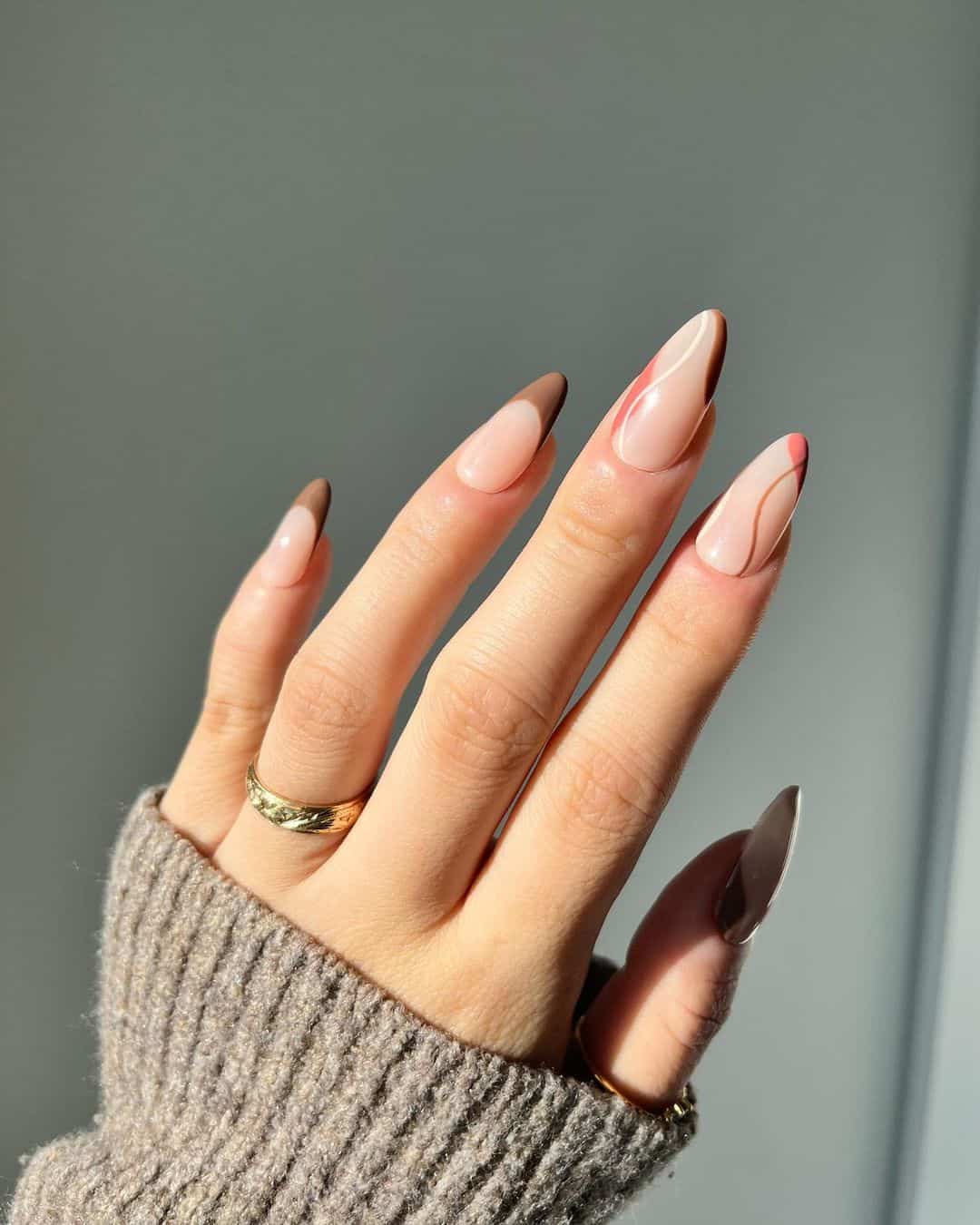53 Trendy and Cute Fall Nail Designs And Fall Nail Colors to Upgrade ...