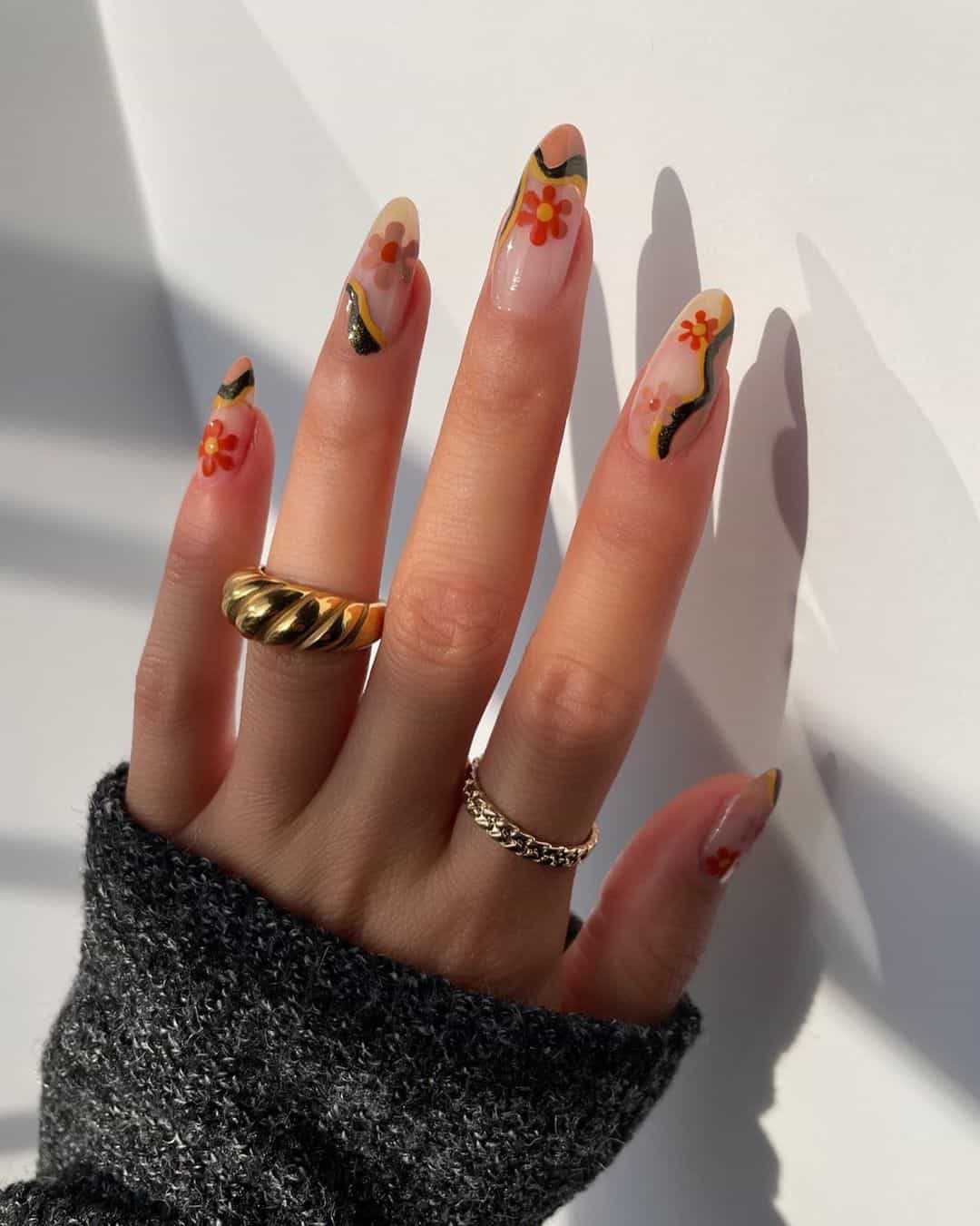 53 Trendy and Cute Fall Nail Designs And Fall Nail Colors to Upgrade ...