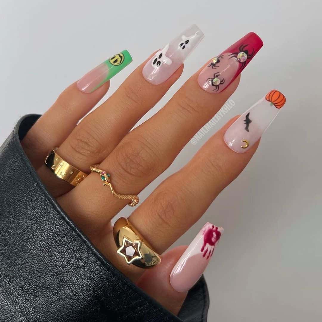 60 Spooky and Classy Halloween Nails and Halloween Nail Ideas To ...