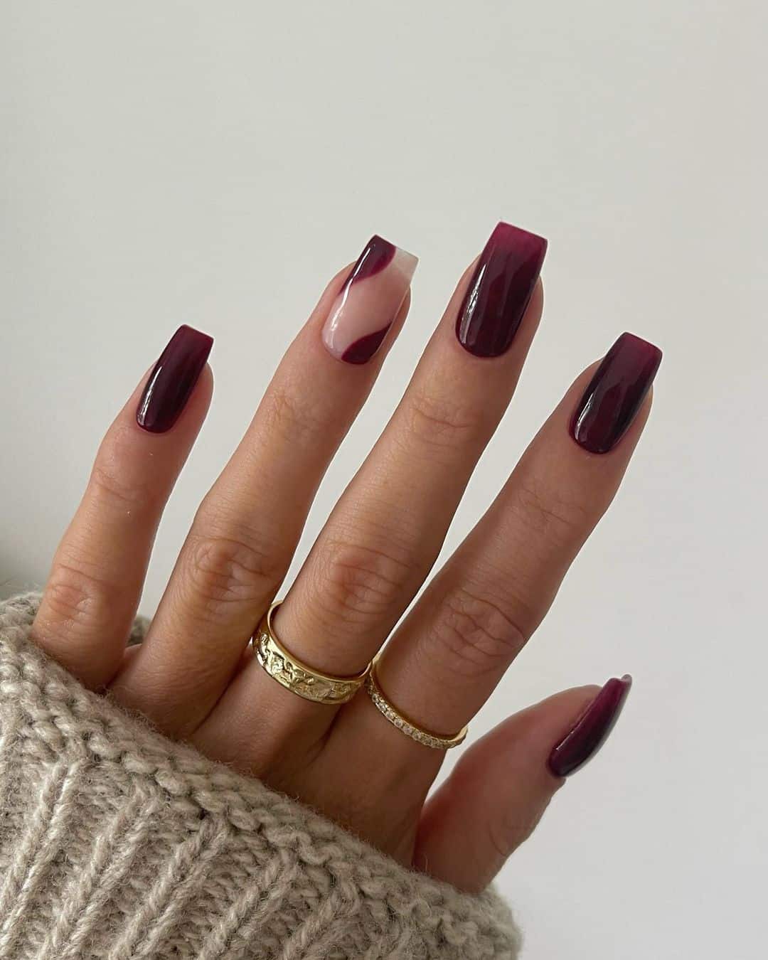 53 Trendy and Cute Fall Nail Designs And Fall Nail Colors to Upgrade ...