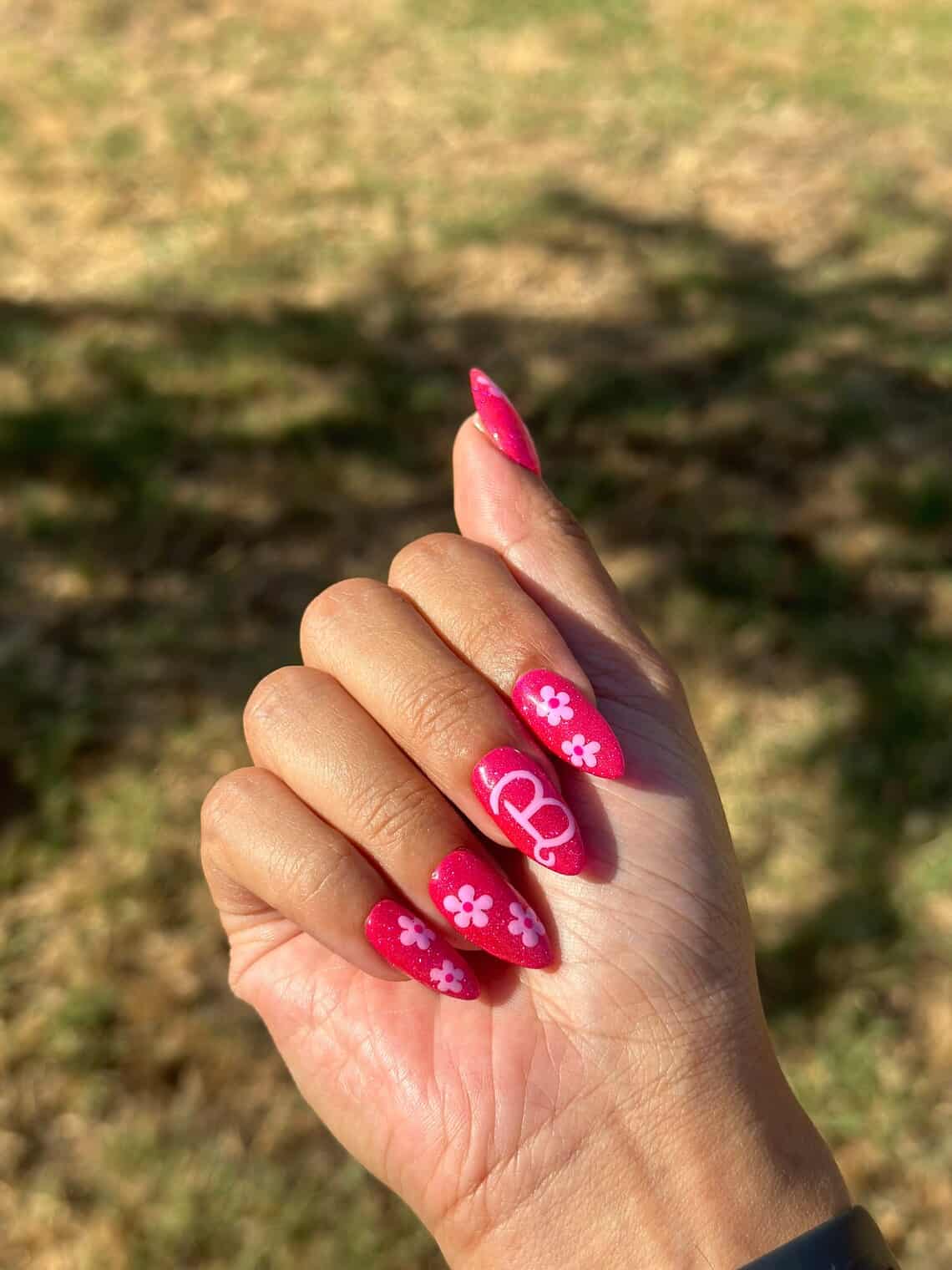 39 Cute Pink Barbie Nails Trends To Recreate Immediately - With Houna