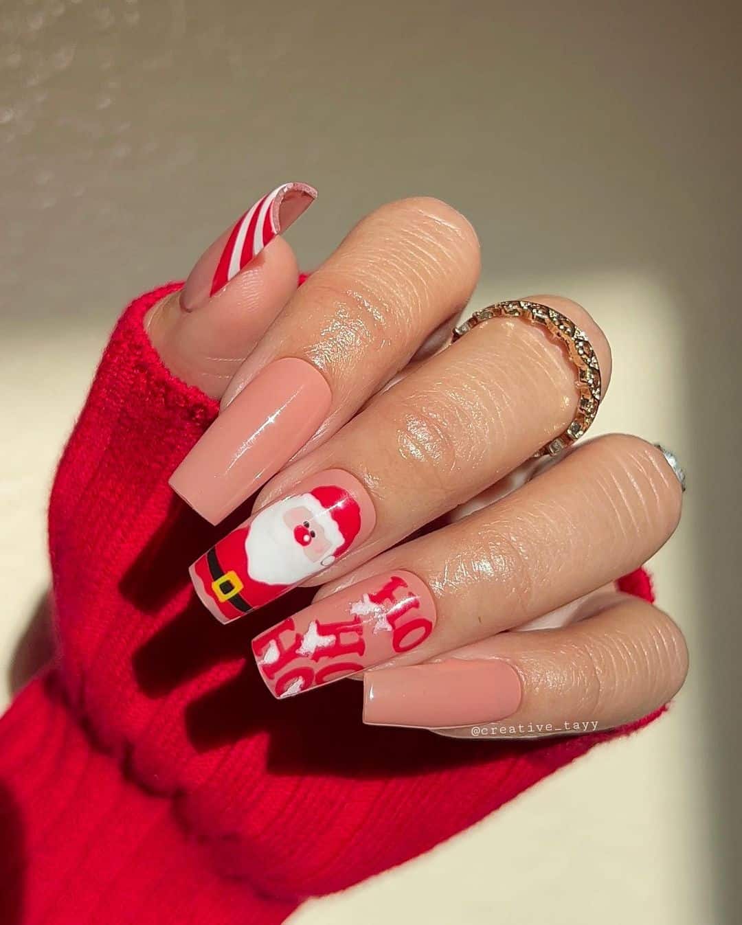 67 Cute Christmas Nail Designs and Christmas Nail Ideas You Have to ...