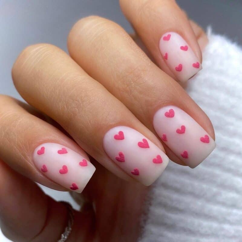 57 Cute Heart Nail Designs and Heart Nails You'll Want to Recreate this ...