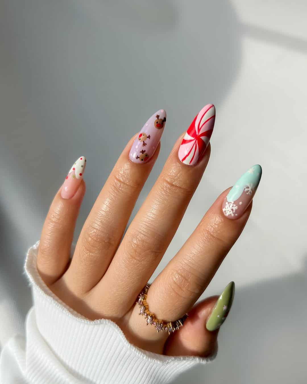 47 Insanely Cute December Nails and December Nail Designs You Have to ...