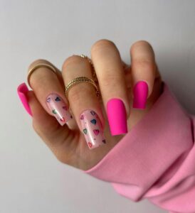 57 Cute Heart Nail Designs and Heart Nails You'll Want to Recreate this ...