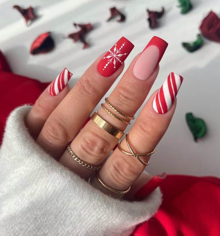47 Insanely Cute December Nails and December Nail Designs You Have to ...