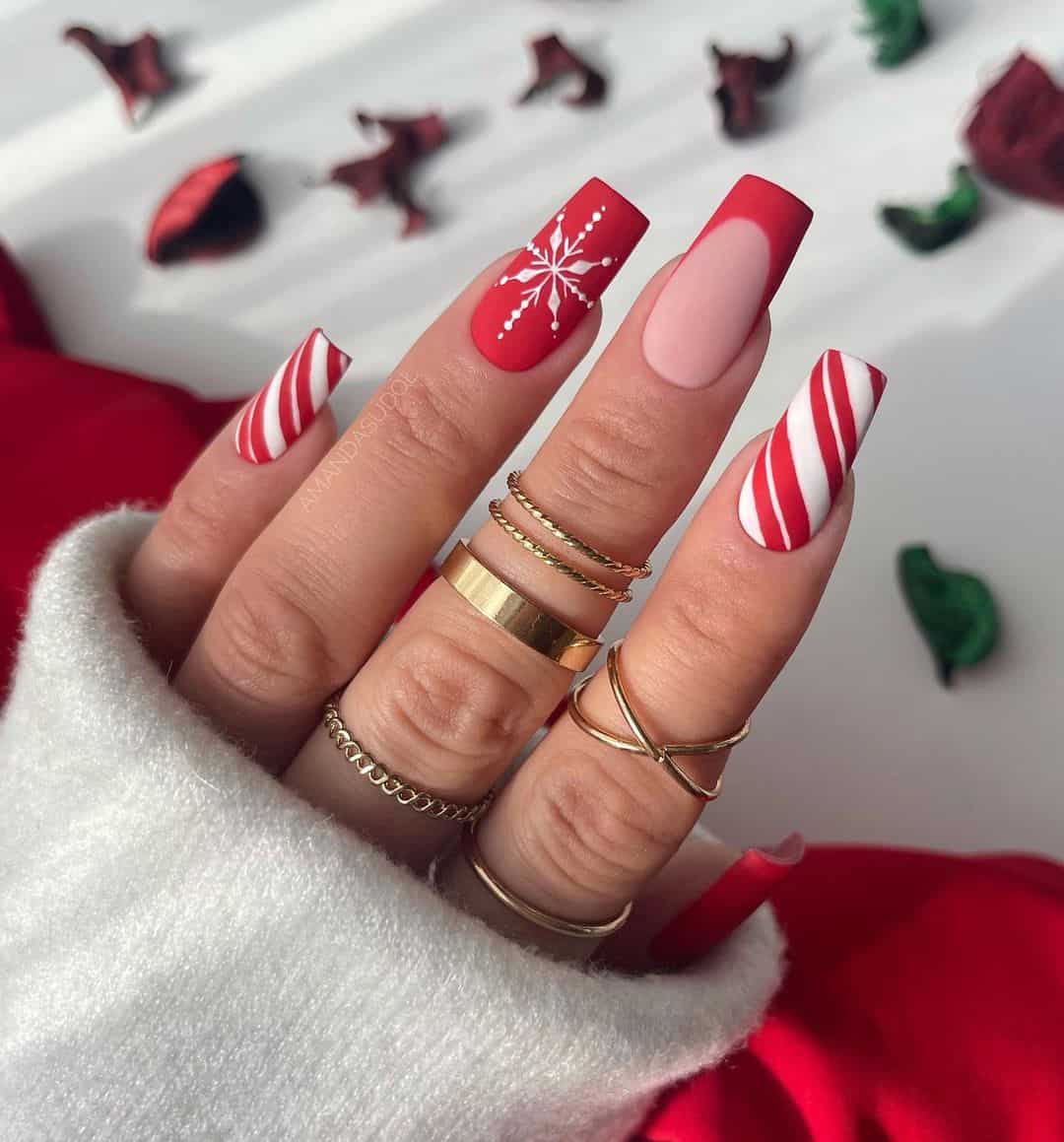 47 Insanely Cute December Nails and December Nail Designs You Have to ...