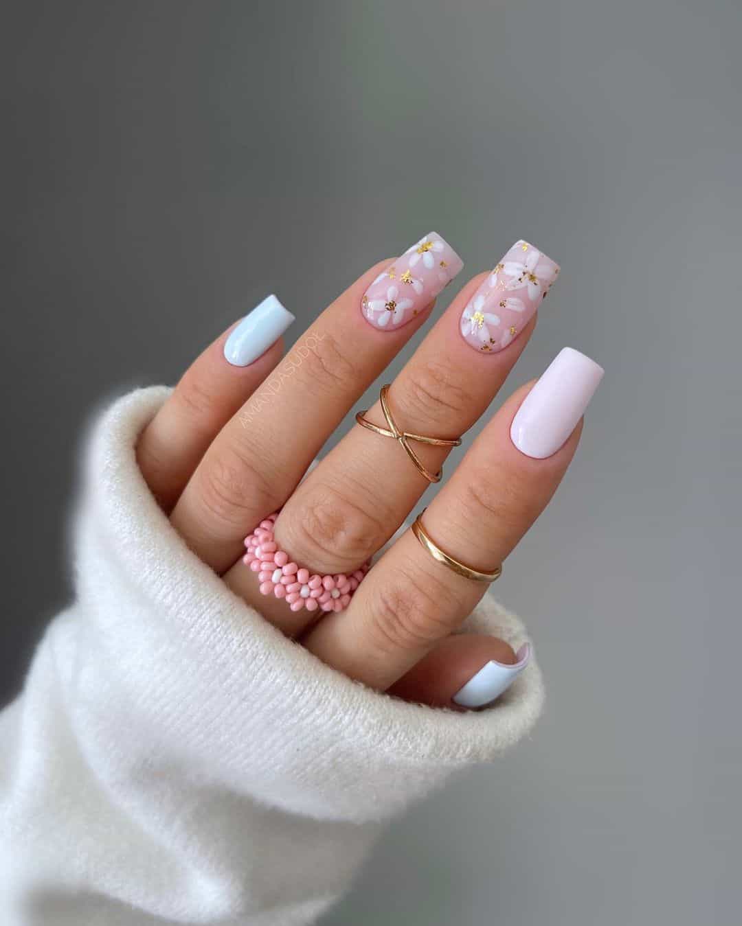47 Insanely Cute April Nails and April Nail Designs For Your Next Mani ...