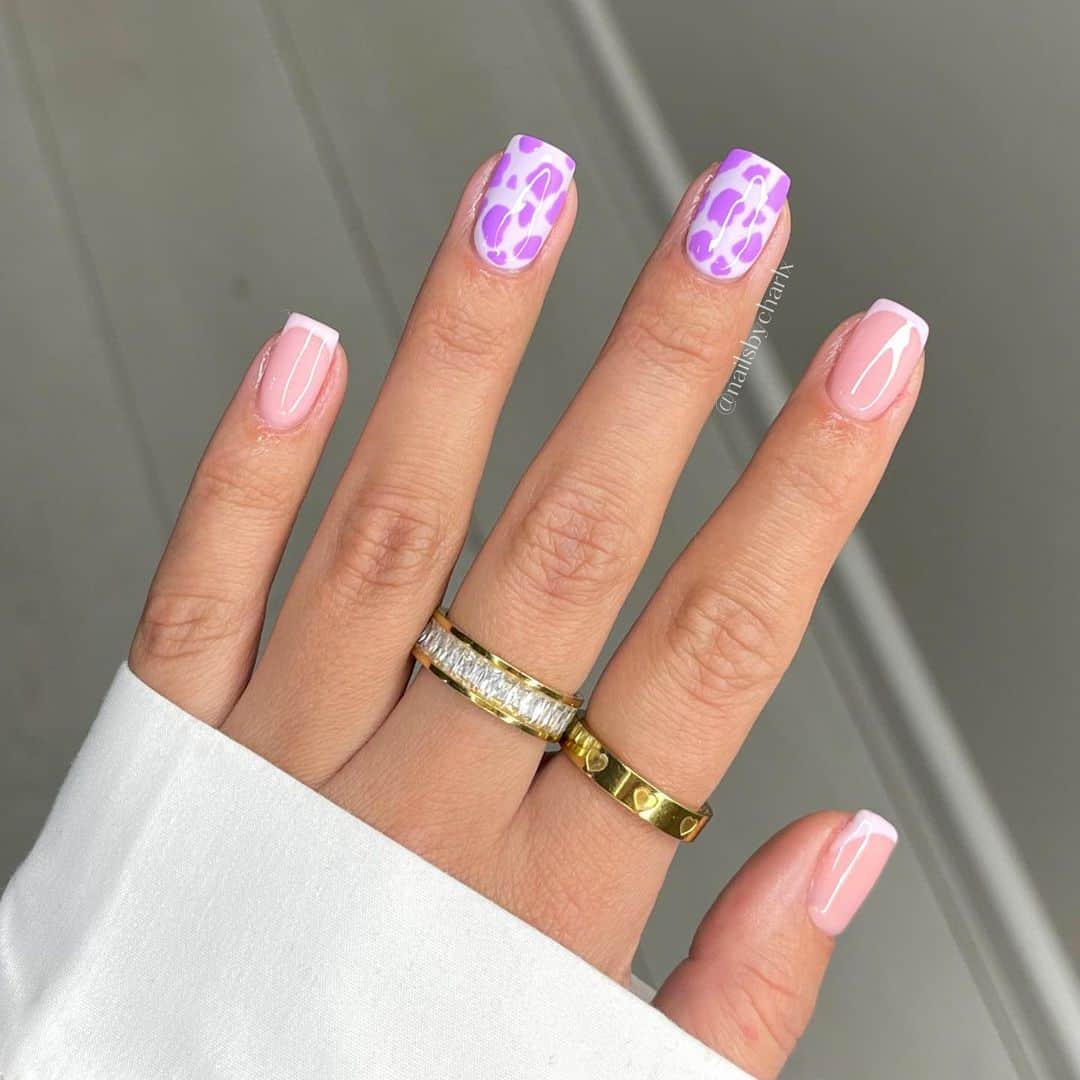 30 Gorgeous Short Spring Nails and Short Nails for Spring You Have to ...