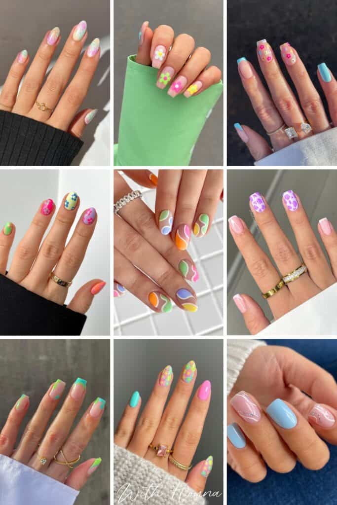 37 Gorgeous Short Spring Nails and Short Nails for Spring You Have to ...