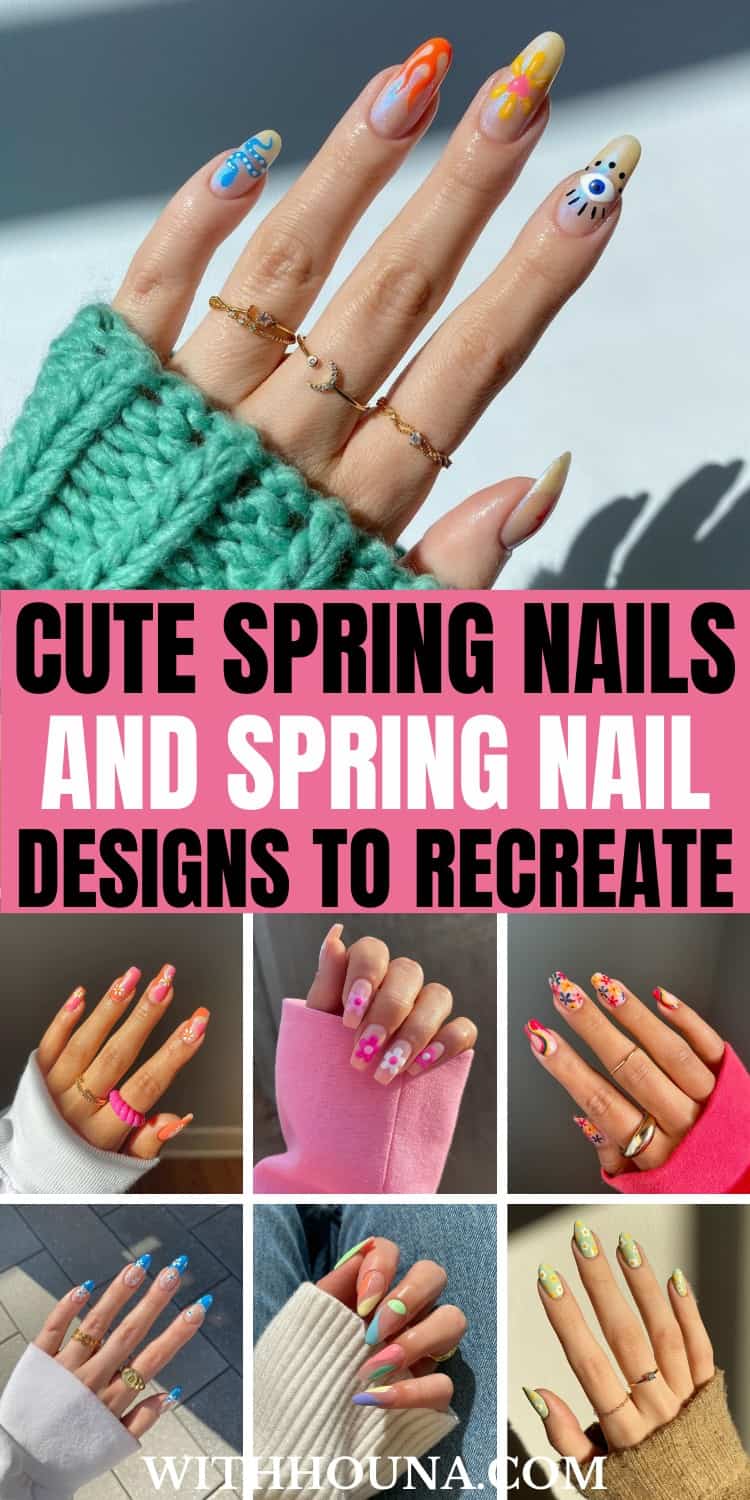 71 Stunning Spring Nail Designs and Spring Nails You Have to Copy This ...