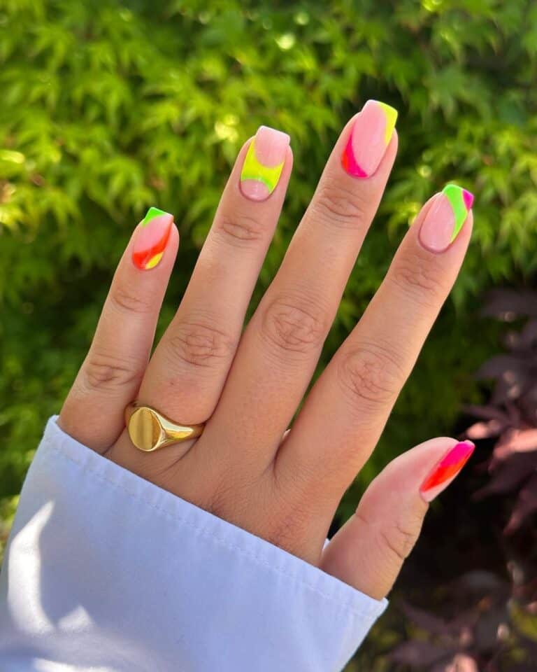 42 Cute Short Summer Nails and Short Summer Nail Designs To Try This ...