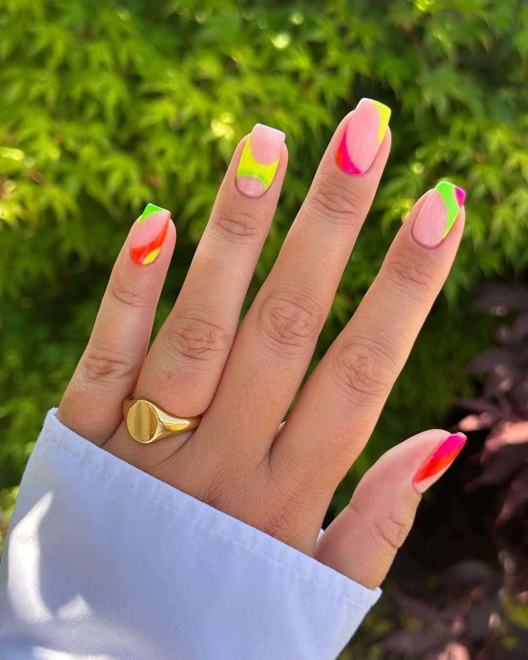 38 Cute Short Summer Nails and Short Summer Nail Designs To Try This ...