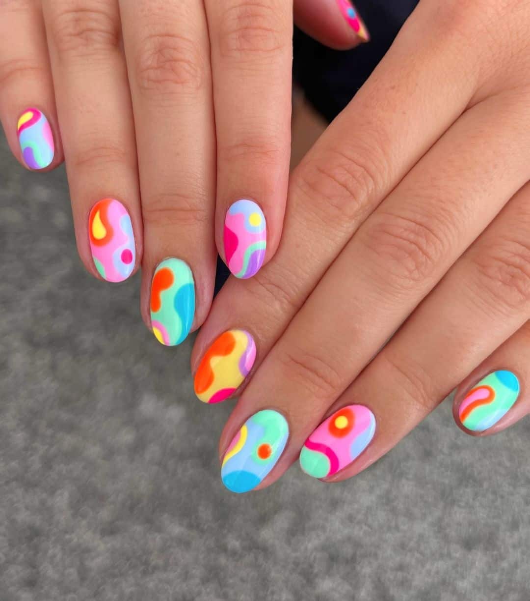 38 Cute Short Summer Nails and Short Summer Nail Designs To Try This ...