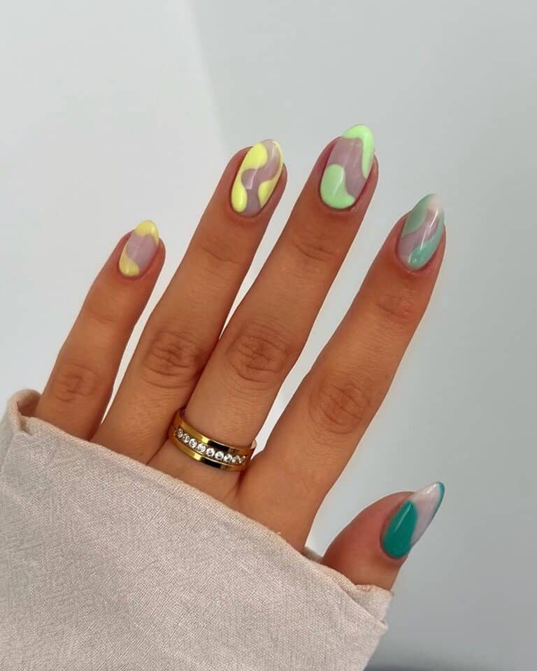 42 Cute Short Summer Nails and Short Summer Nail Designs To Try This ...