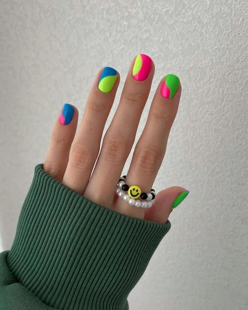 42 Cute Short Summer Nails and Short Summer Nail Designs To Try This ...