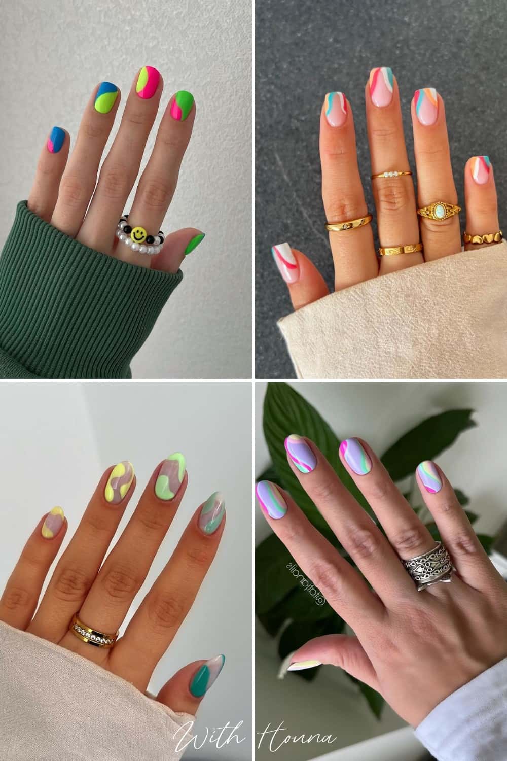 42 Cute Short Summer Nails and Short Summer Nail Designs To Try This ...