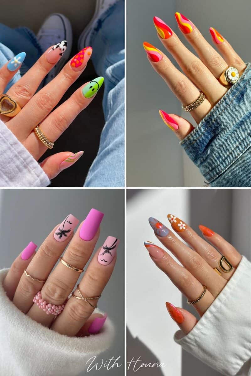 31 Cute August Nail Designs and August Nails You Will Love This Summer ...