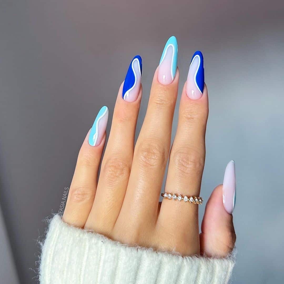37 Of Fifty Shades of Blue Nail Designs and Blue Nails We're Obsessed ...