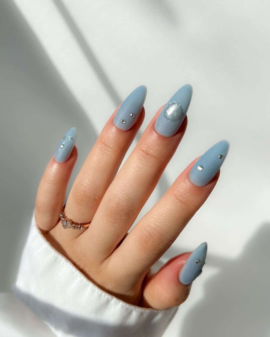37 Of Fifty Shades of Blue Nail Designs and Blue Nails We're Obsessed ...