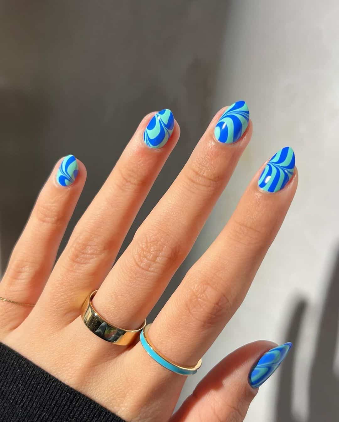 37 Of Fifty Shades of Blue Nail Designs and Blue Nails We're Obsessed ...