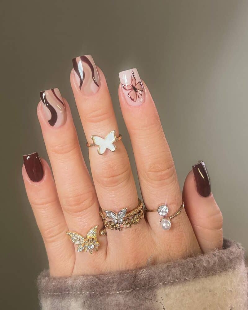 40 Eye-Catchy Short Fall Nails to Recreate This Fall - With Houna