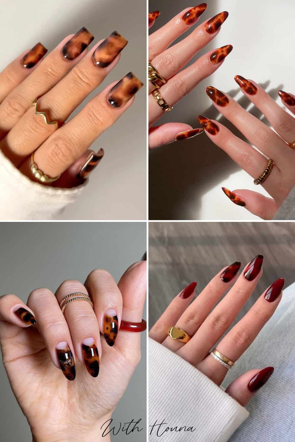 37 Cute Tortoise Nails and Tortoise Nail Designs To Spice Up This Fall ...