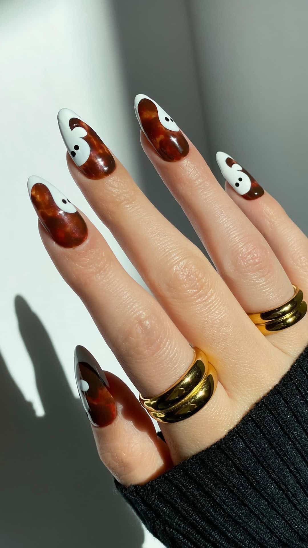 37 Cute Tortoise Nails and Tortoise Nail Designs To Spice Up This Fall ...