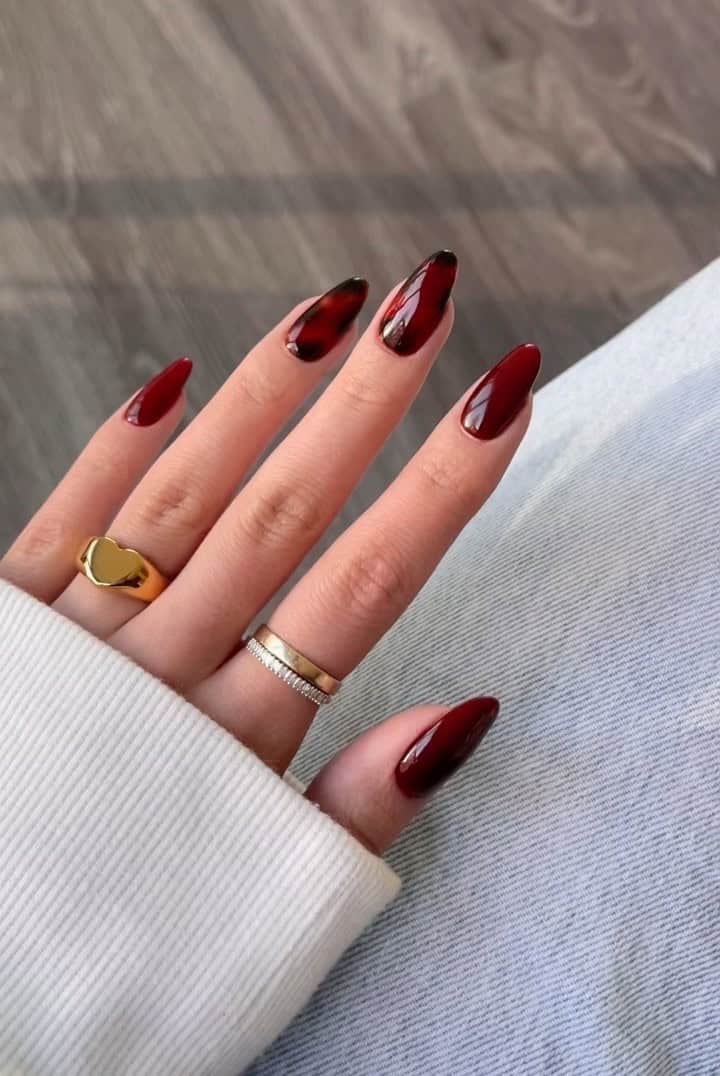 37 Cute Tortoise Nails and Tortoise Nail Designs To Spice Up This Fall ...