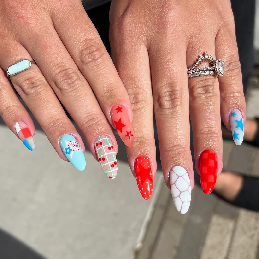 20 Memorial Day Nails and Memorial Day Nail Designs for Independence ...