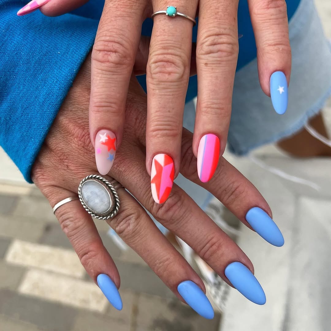 20 Memorial Day Nails and Memorial Day Nail Designs for Independence ...