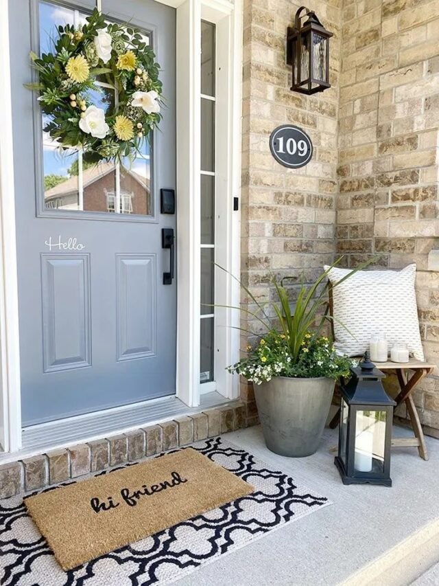 20 Fresh Summer Front Porch Decor For This Summer - With Houna